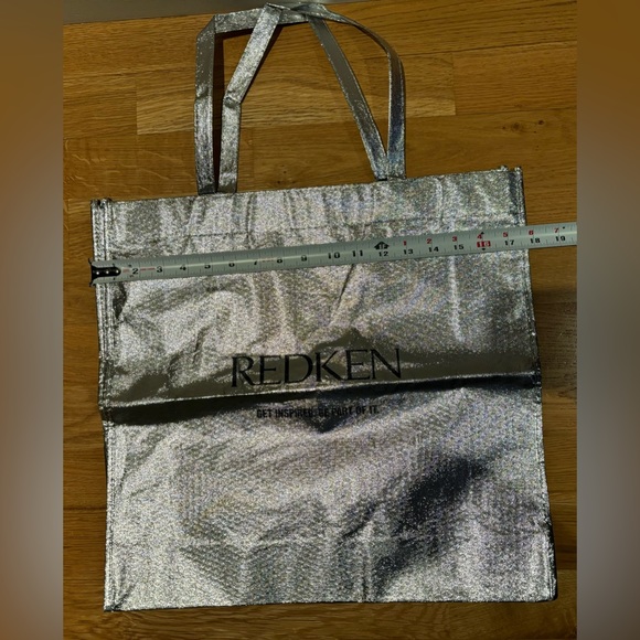 Redken | Bags | New Redken Silver Shopper Tote Approx Measurements As ...